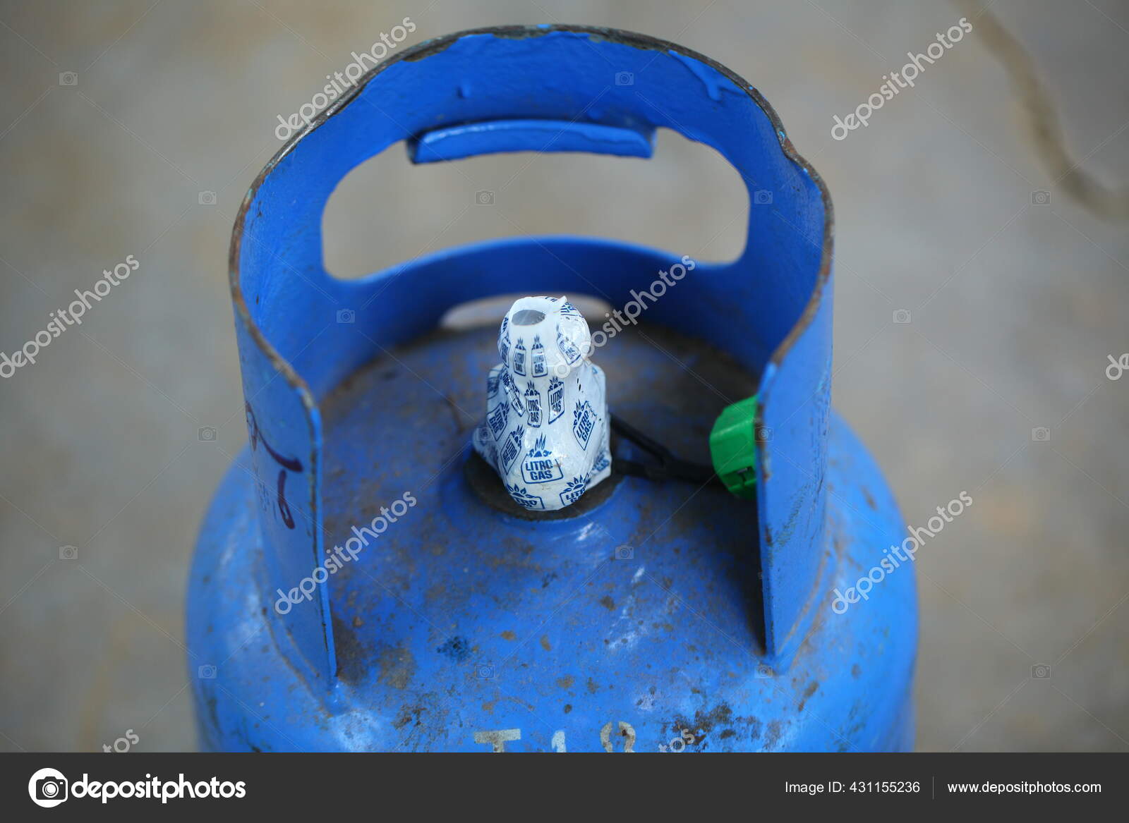 Blue Colored Refillable Gas Cylinder Cooking Brand Liter Gas Sri ...