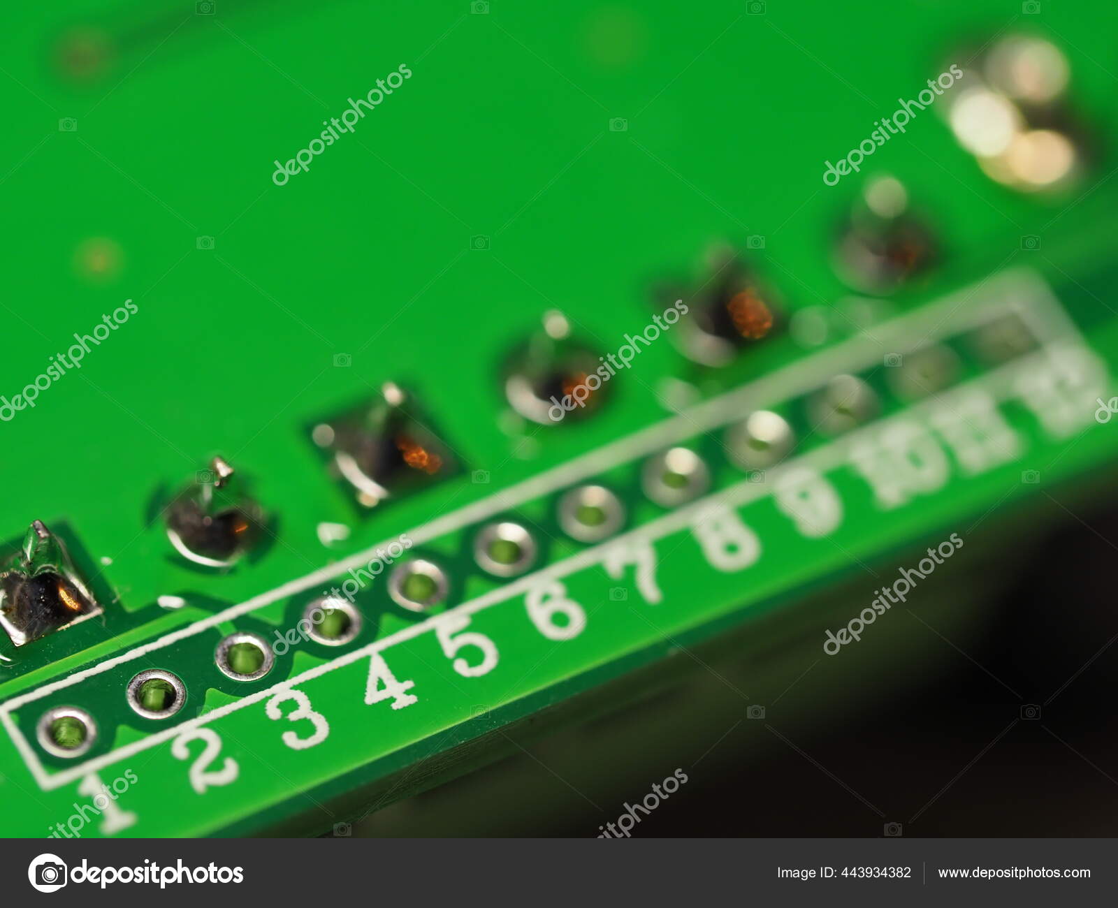 Frequency Signal Generator Device Microcircuit Motherboard Contacts ...