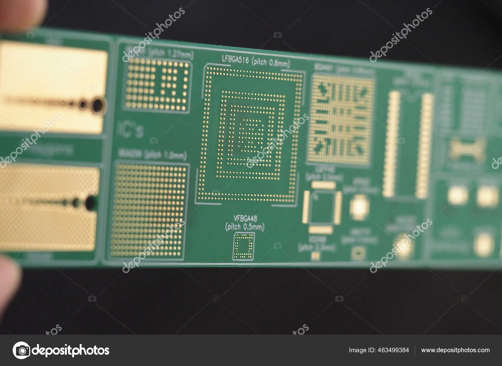 Belarus Minsk 2021 Measuring Ruler Sample Sizes Microcircuits — Stock ...