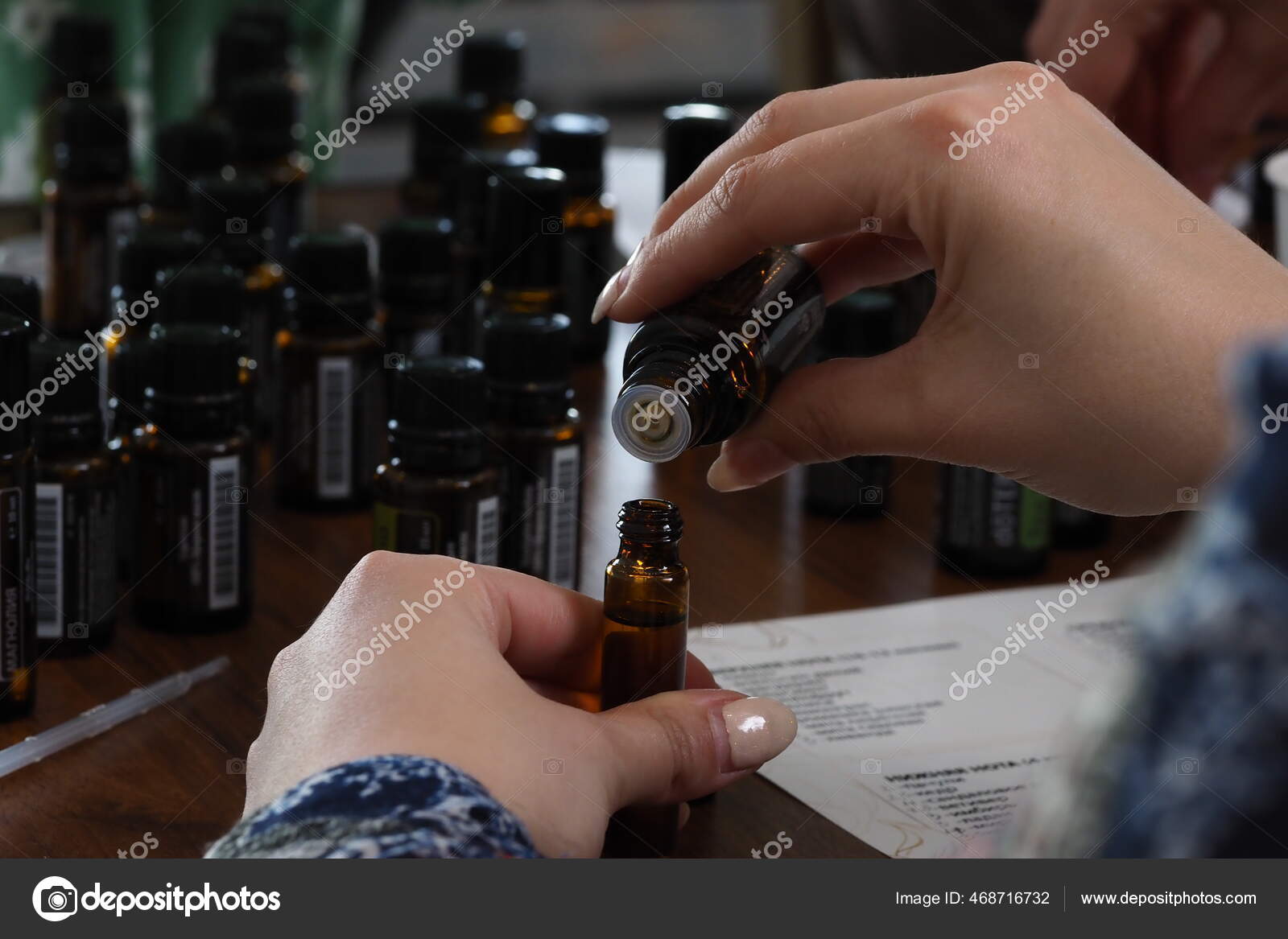 Essential Natural Oil Doterra Bottles Belarus Minsk 2021 – Stock ...