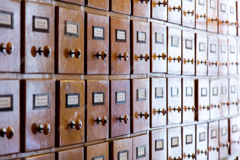 File catalog in library — Stock Photo © massonforstock #116873392