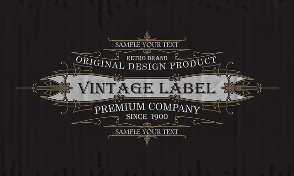 Vintage typographic premium elements Stock Vector by ©standart 116623660