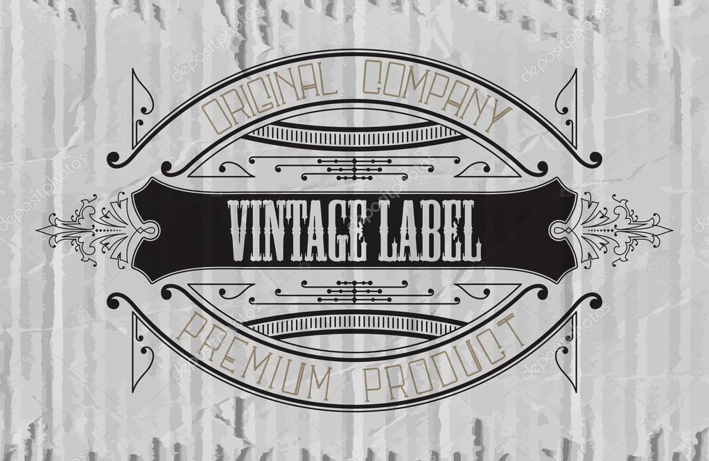 Etiqueta tipográfica vintage premiu Vector de stock #112737806 de ©standart