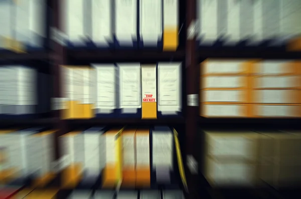 Top secret archive files, old archive files - Stock Image - Everypixel