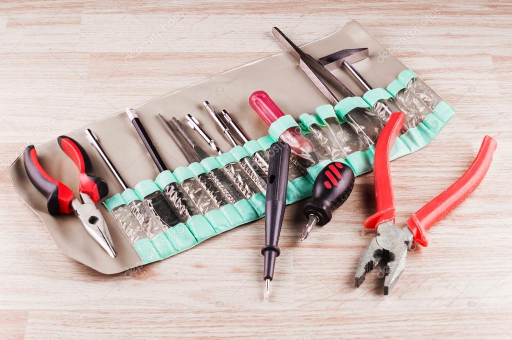 Set of various tools for repair work on the house Stock Photo by ...