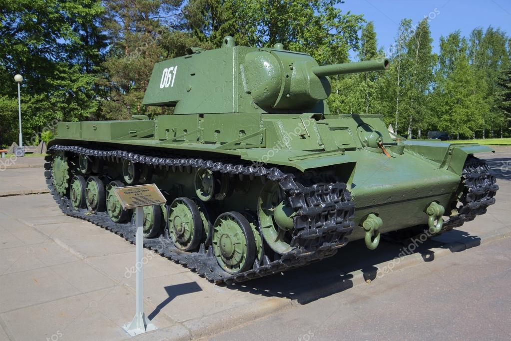 Soviet heavy tank KV-1 period of the great Patriotic war, installed at ...