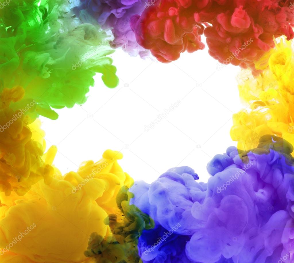 Acrylic colors in water. Abstract background. Stock Photo by ©Tihon6 ...