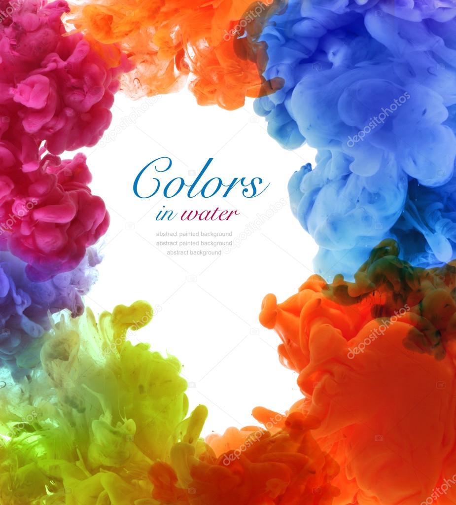 Acrylic colors in water. Abstract background. Stock Photo by ©Tihon6 ...