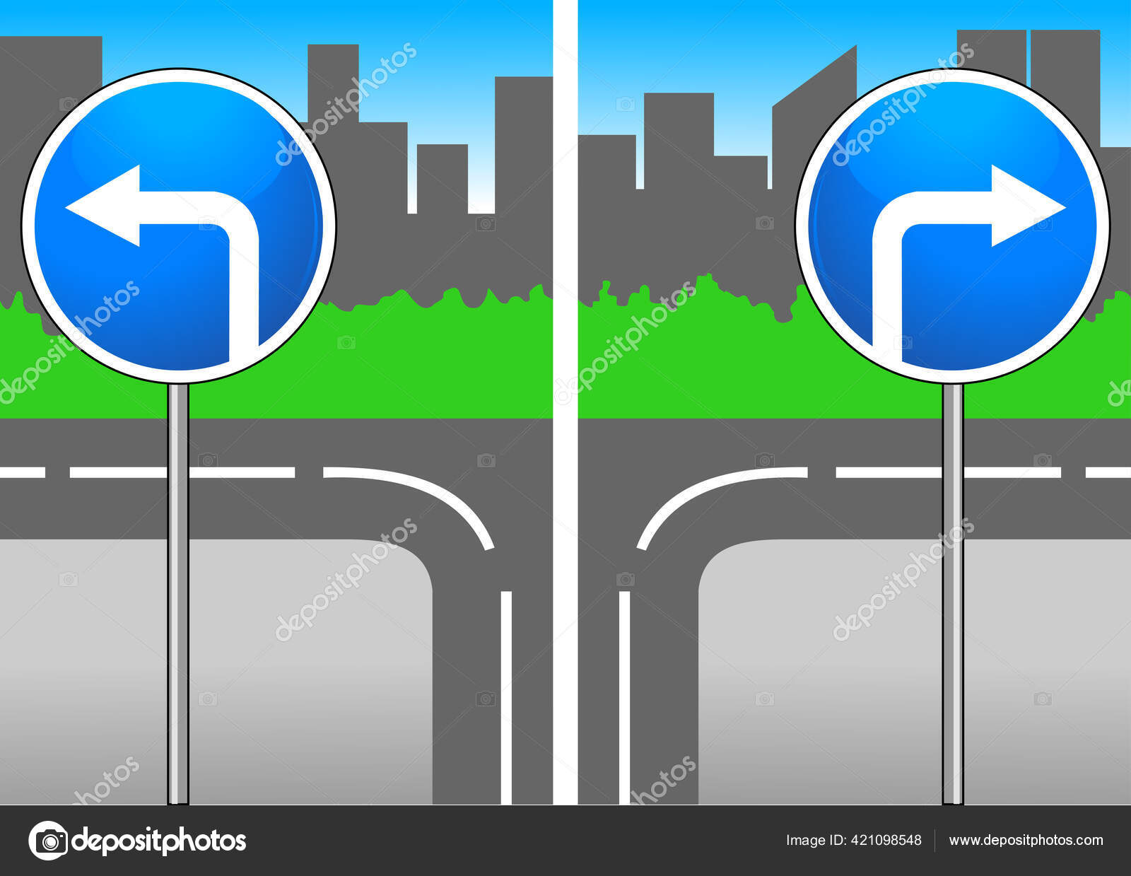 Traffic Sign Turn Right Traffic Sign Turn Lef Stock Vector by ©sababa66 ... Traffic Sign Turn Right Traffic Sign Turn Lef Stock Vector by ©sababa66 ...