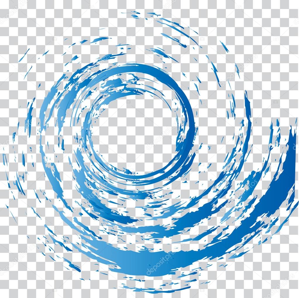 Swirling backdrop with space for text. On a transparent background ...