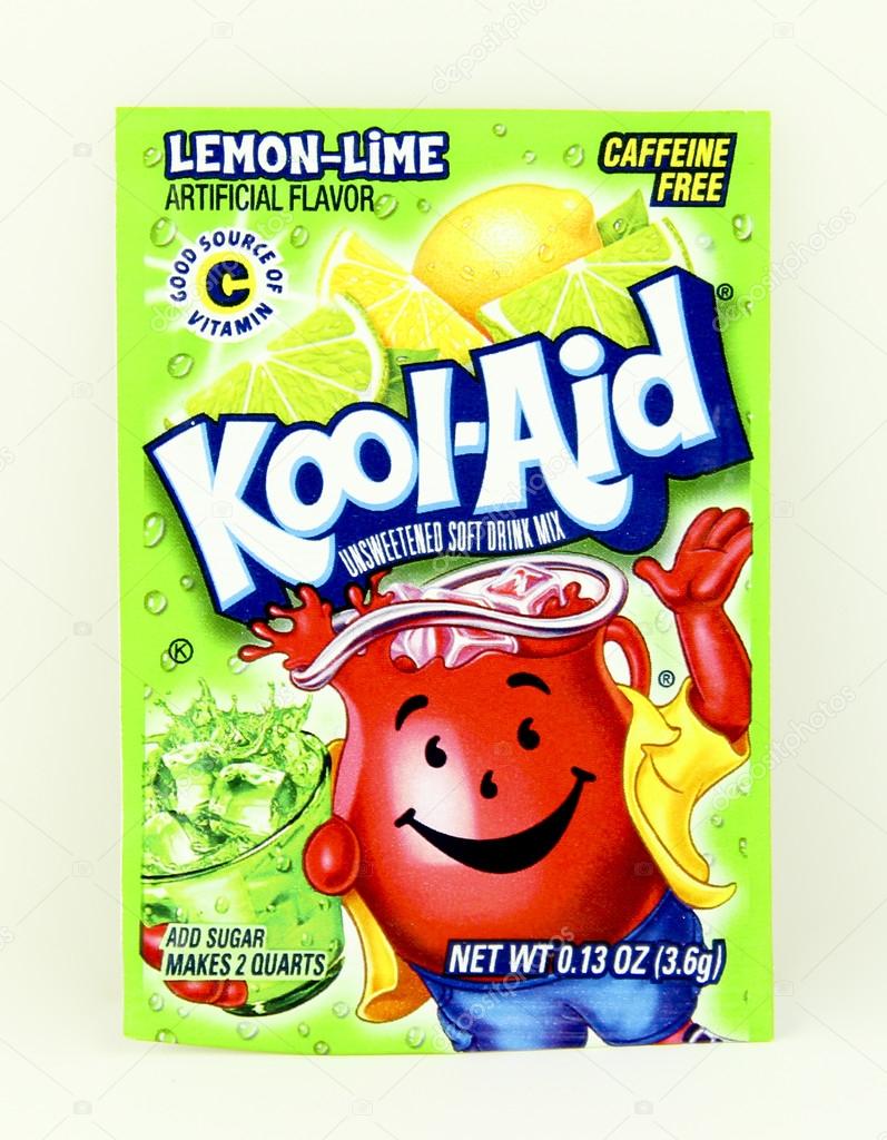 Package of Lemon Lime Flavored Kool-Aid – Stock Editorial Photo ...