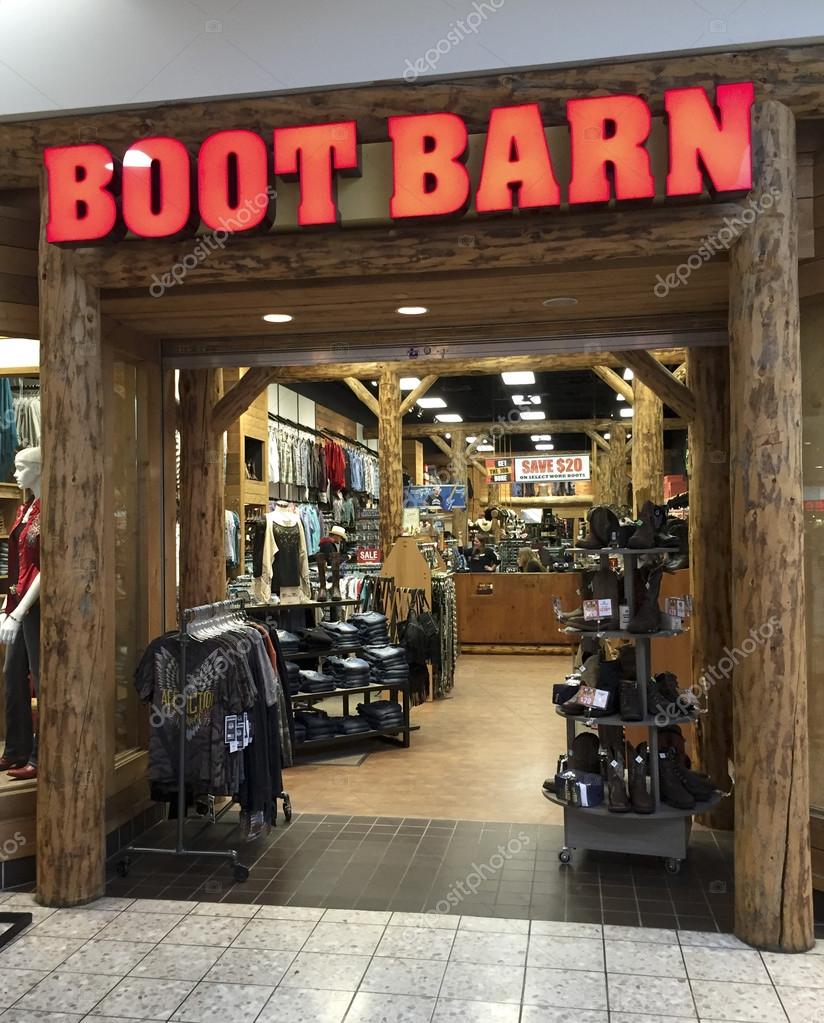 Boot Barn Store in a Retail Shopping Mall — Stock Editorial Photo ...