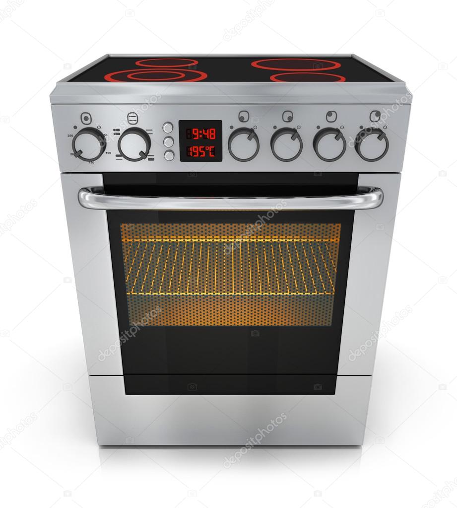 Modern electric cooker — Stock Photo © Vladru #91785028