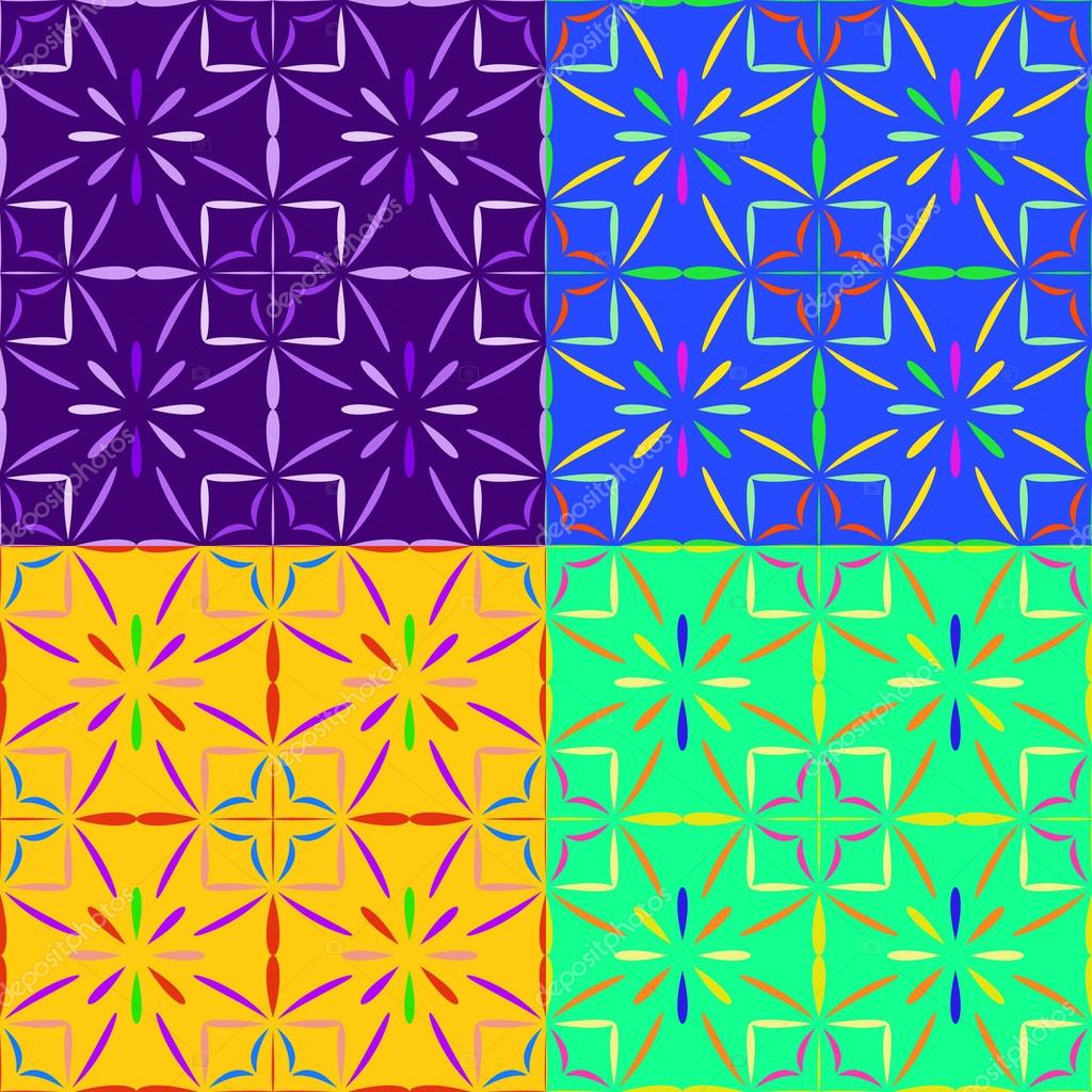 Seamless patterns irregular geometric shapes — Stock Vector © Aviavlad3 ...