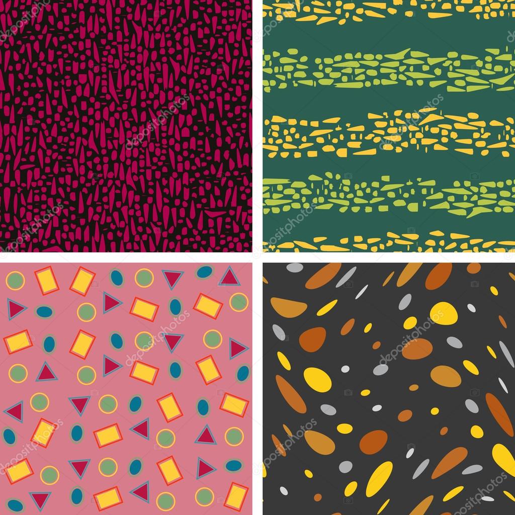 Set of seamless vector patterns Stock Vector by ©Aviavlad3 97439906