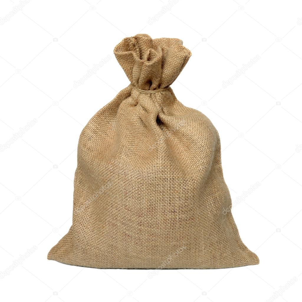 Bag from a sacking. — Stock Photo © ivantcovlad #105231828