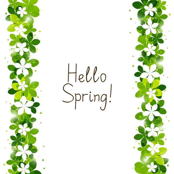 Spring floral border Stock Vector Image by ©Huhli13 #101011886