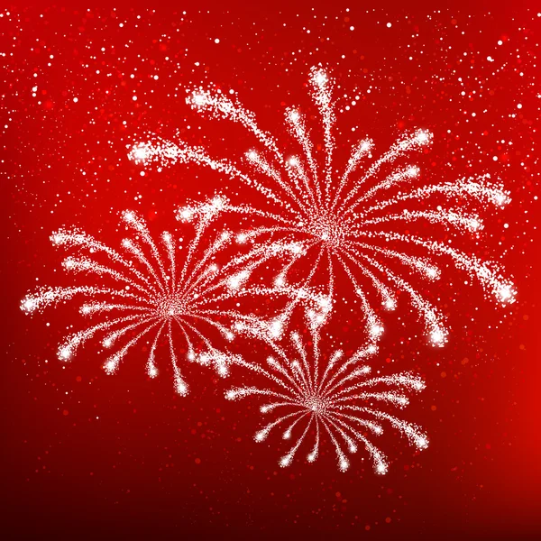 Shiny Fireworks Starry Sky Background Stock Vector Image by ©Huhli13 ...