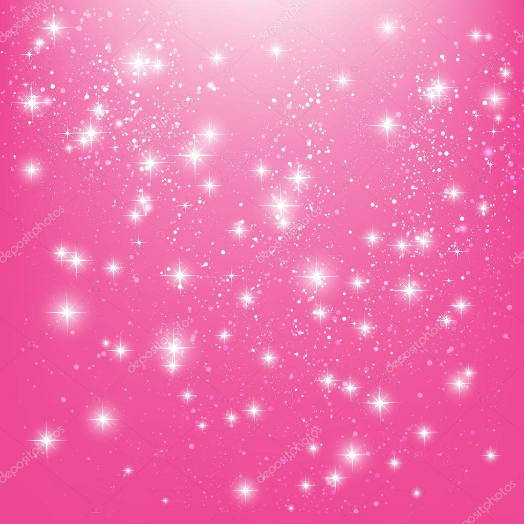 Estrelas em fundo rosa Stock Vector by ©Huhli13 63279277