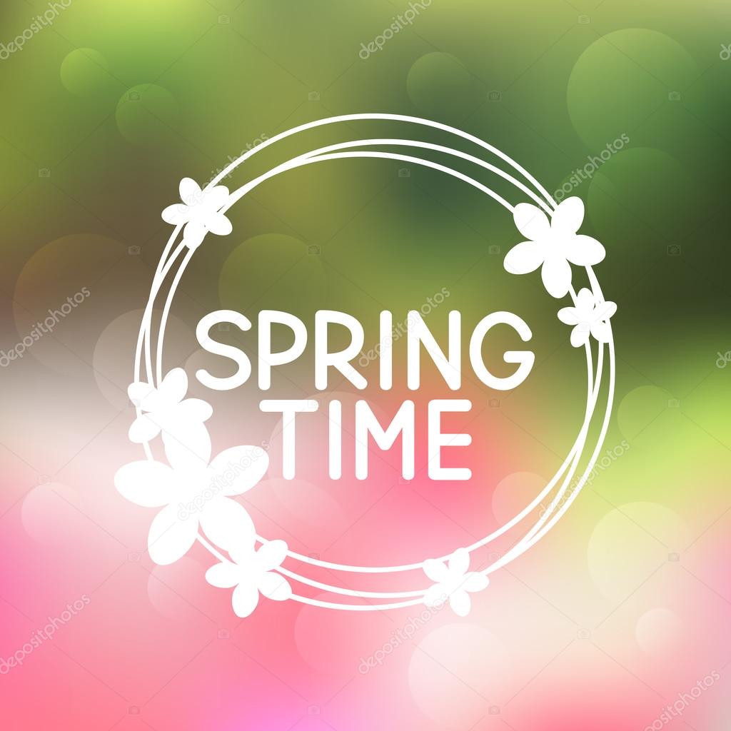 Spring time background Stock Vector by ©Huhli13 64786399