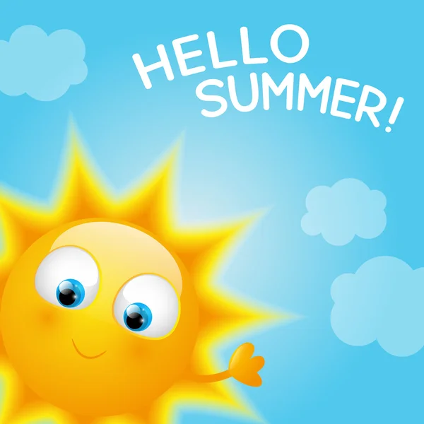 Positive Sun with clouds Stock Vector Image by ©mutant59 #40508505