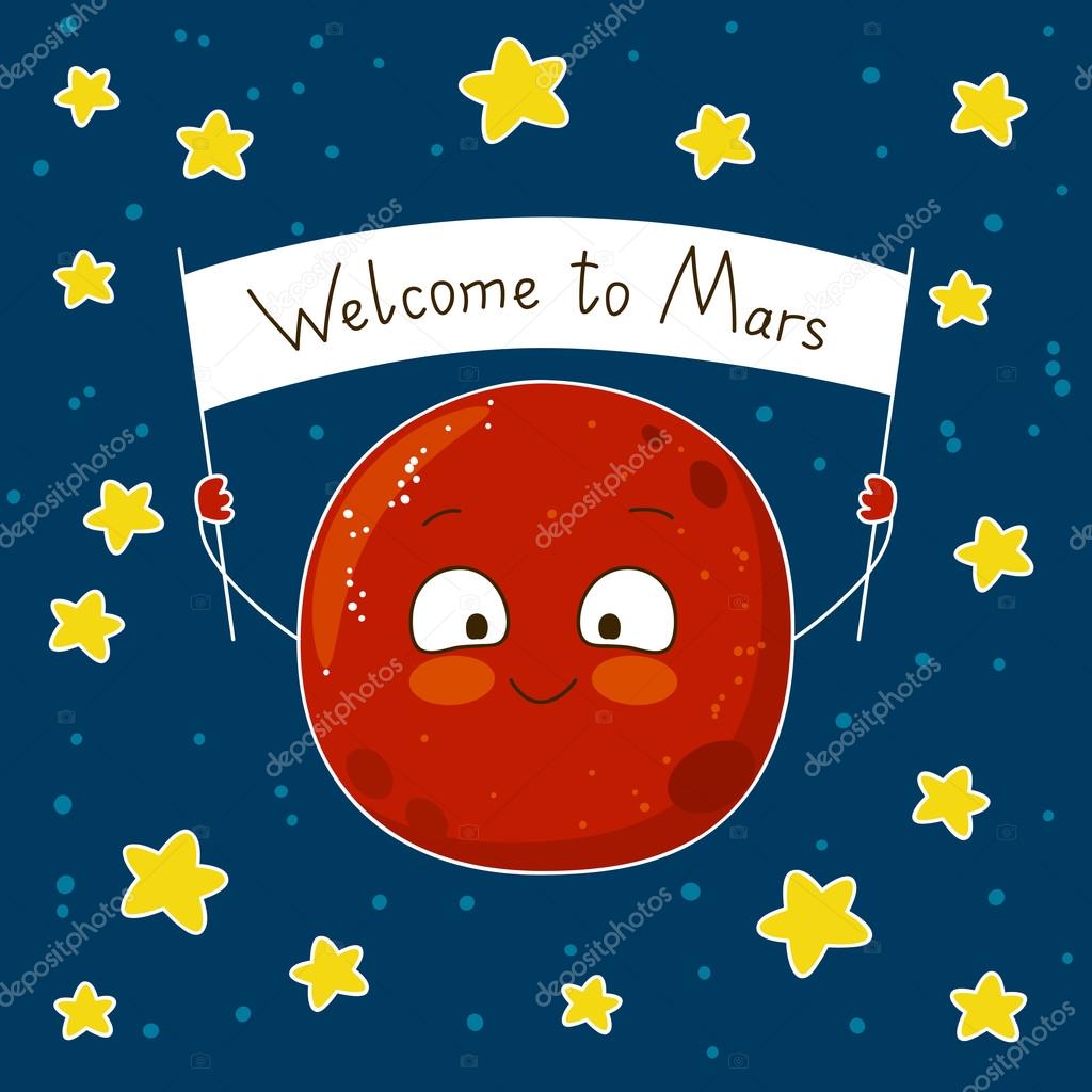 Cartoon Mars character Stock Vector Image by ©Huhli13 #86513542