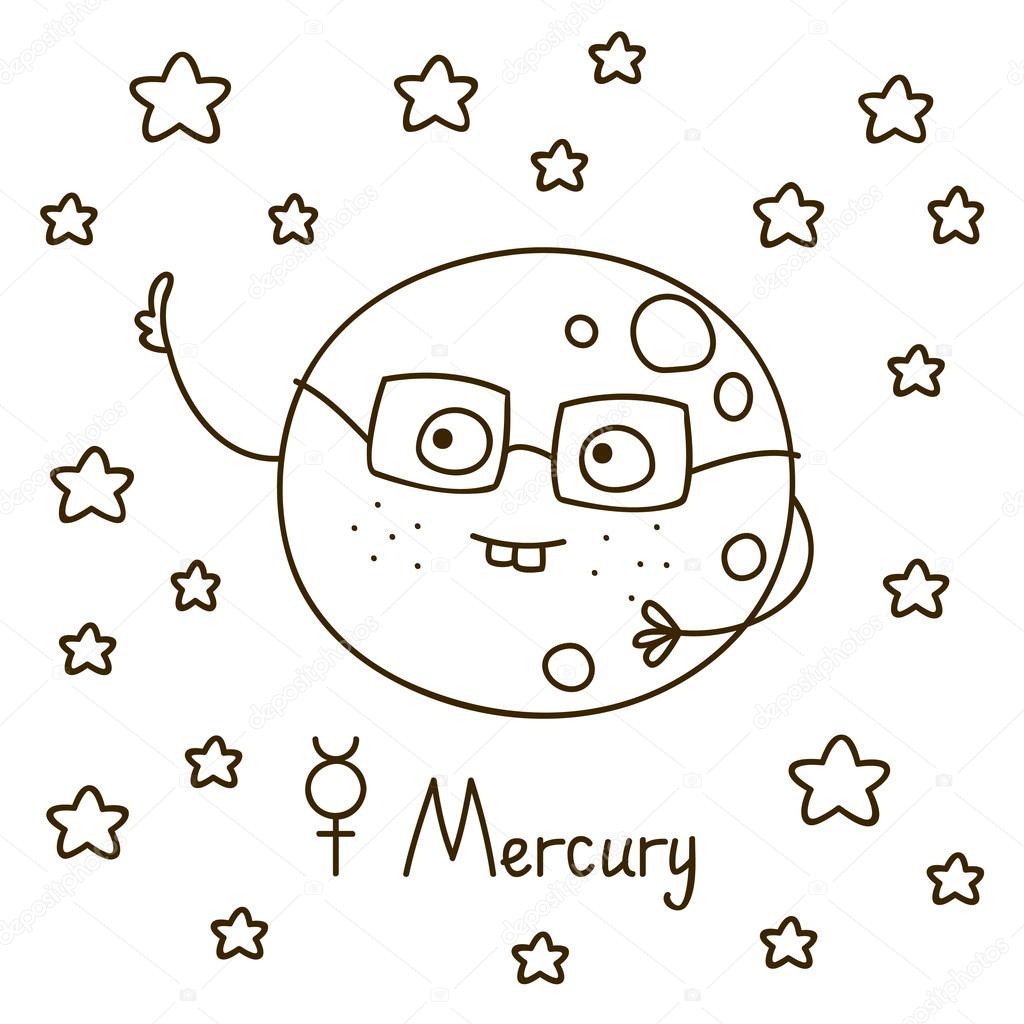 Mercury Coloring Pages