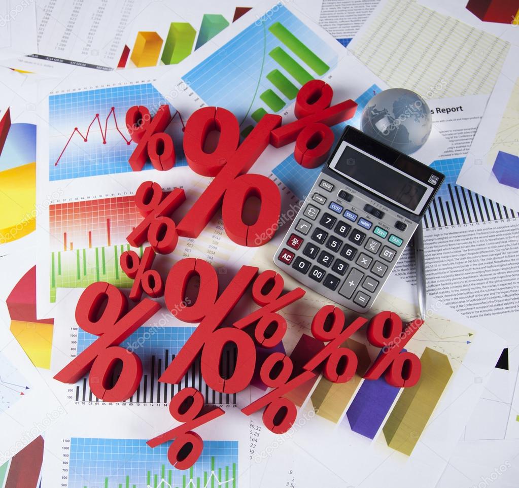 Finance background with percent symbols Stock Photo by ©JanPietruszka ...