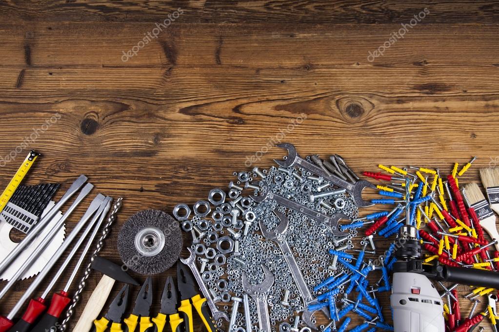Assorted work tools Stock Photo by ©JanPietruszka 71072301