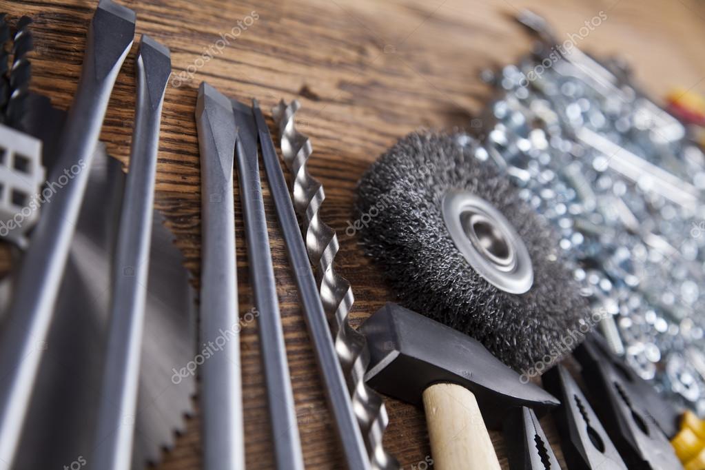 Group of Working tools Stock Photo by ©JanPietruszka 71072411