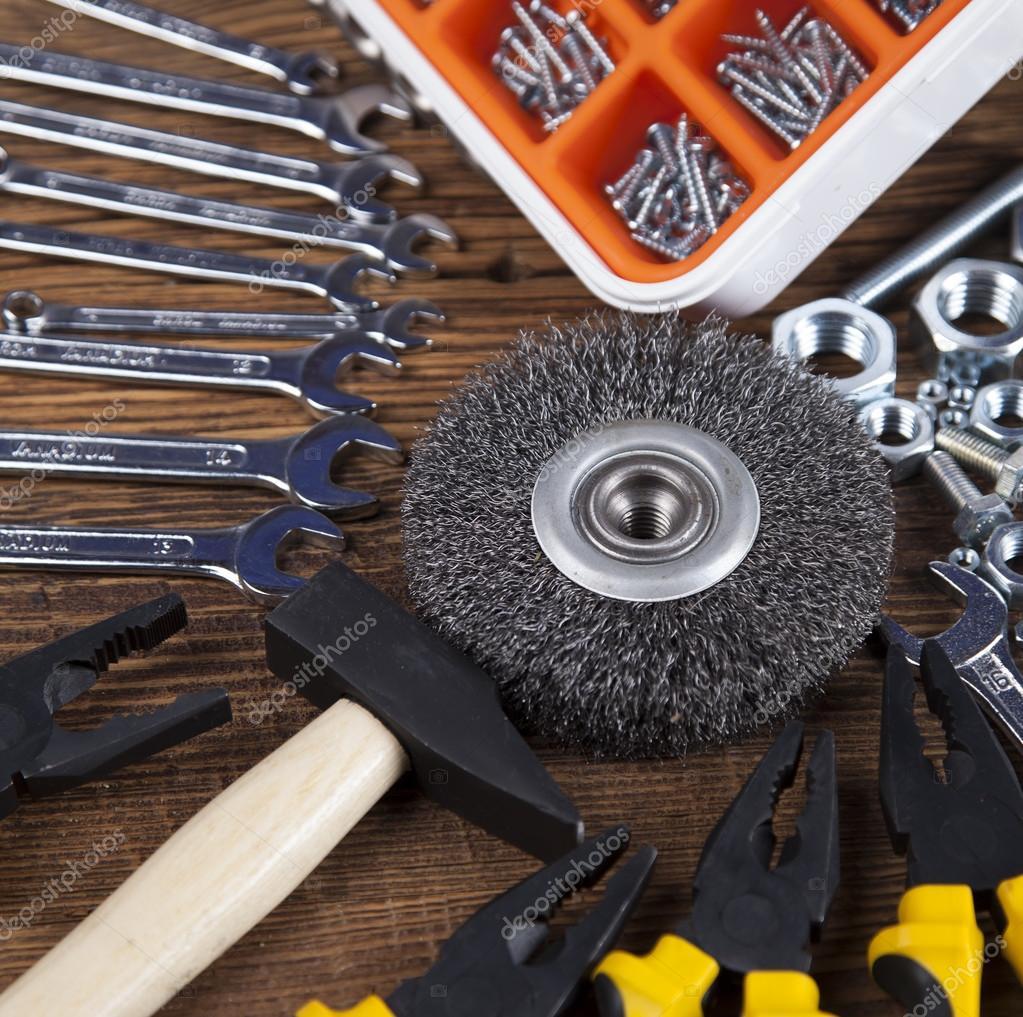 Assorted work tools Stock Photo by ©JanPietruszka 71072651