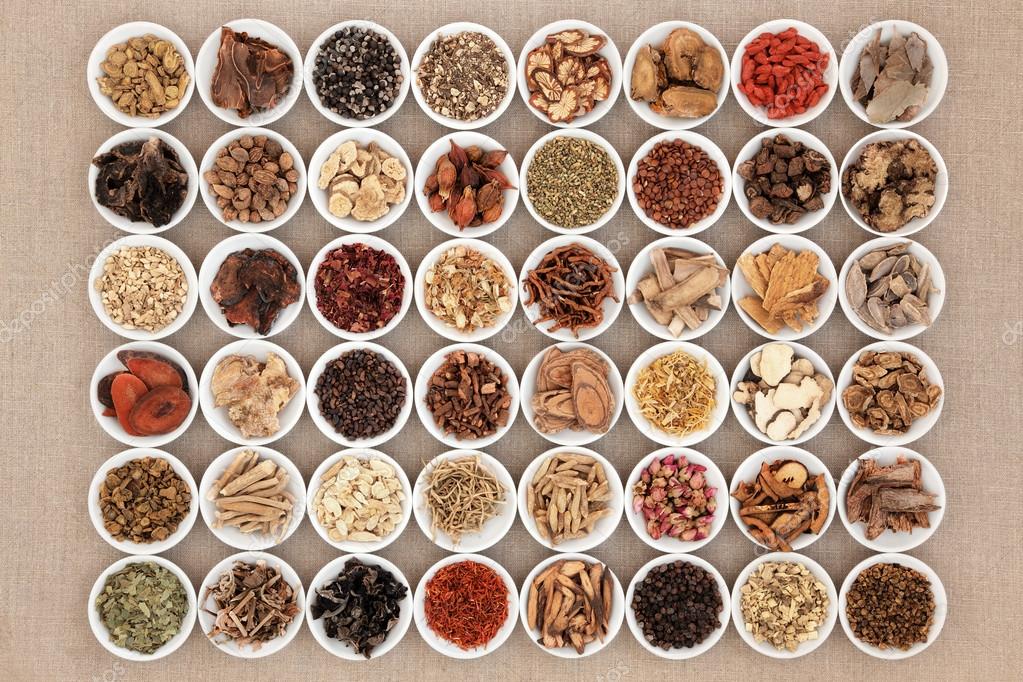 Chinese Herbal Medicine Selection Stock Photo by ©marilyna 101503730