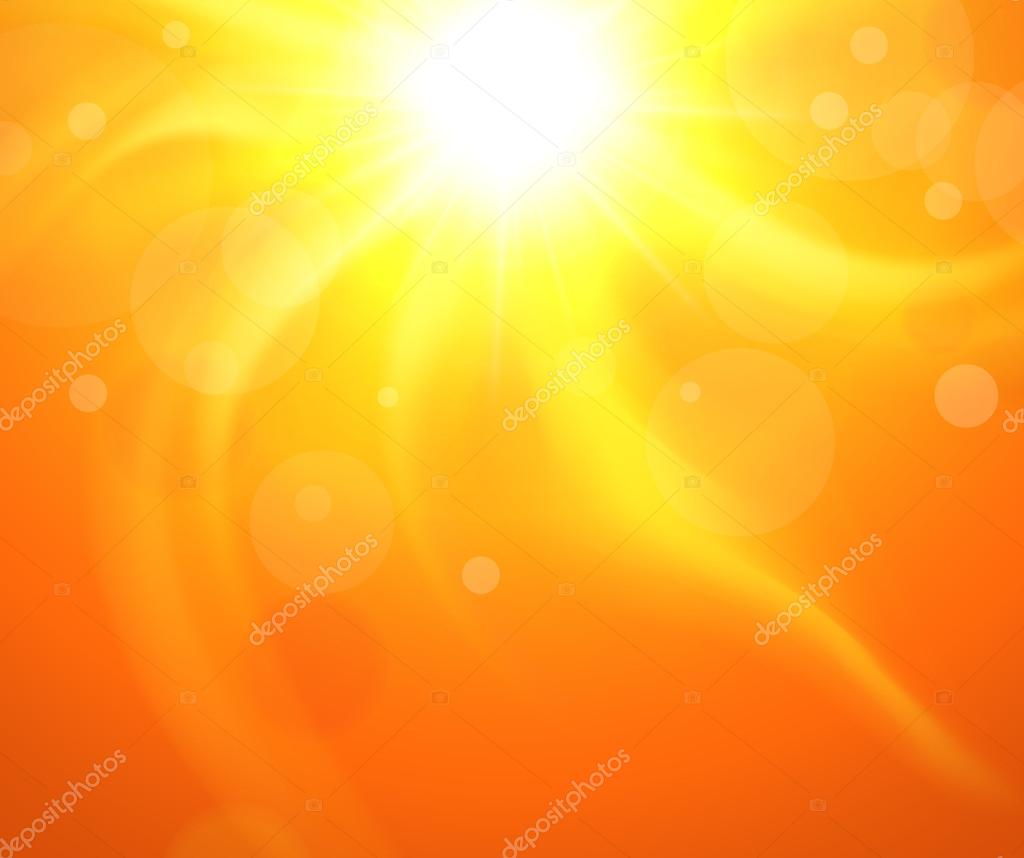 Orange background with sun Stock Vector by ©cobalt88 118978932