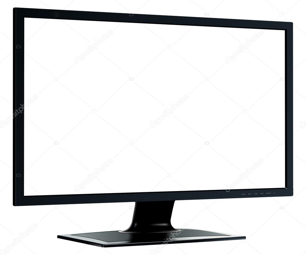 Monitor TV isolated Stock Vector by ©cobalt88 122158340 Monitor TV isolated Stock Vector by ©cobalt88 122158340