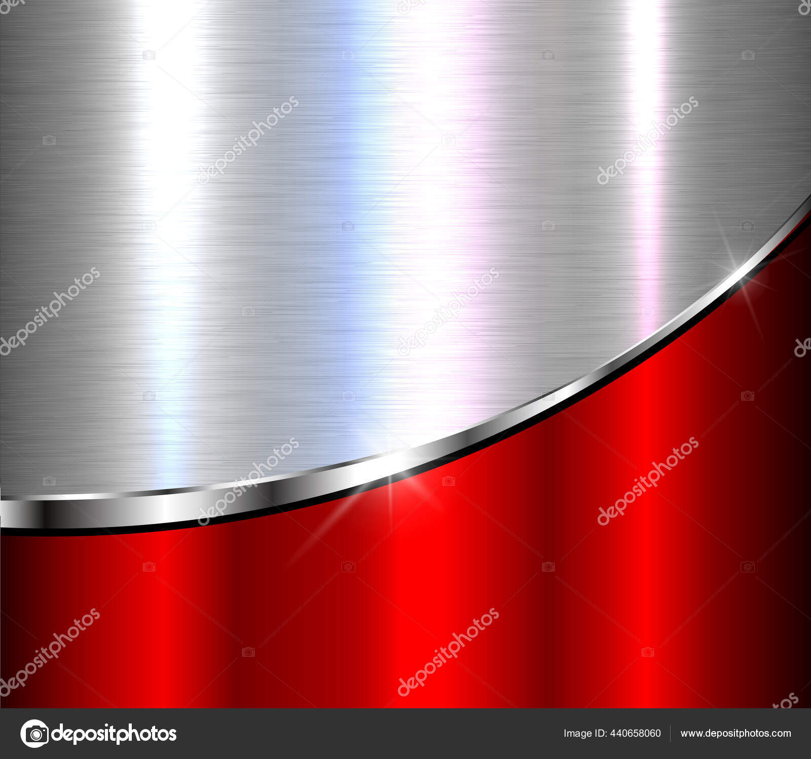 Red Brushed Metal Texture