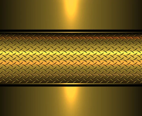 Diamond Gold Metal Sheet Texture Background Vector Illustration Stock ...