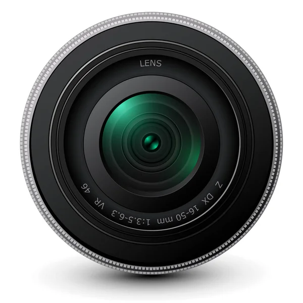 Camera Photo Lens Icon Realistic Illustration Stock Vector by ©cobalt88 ...