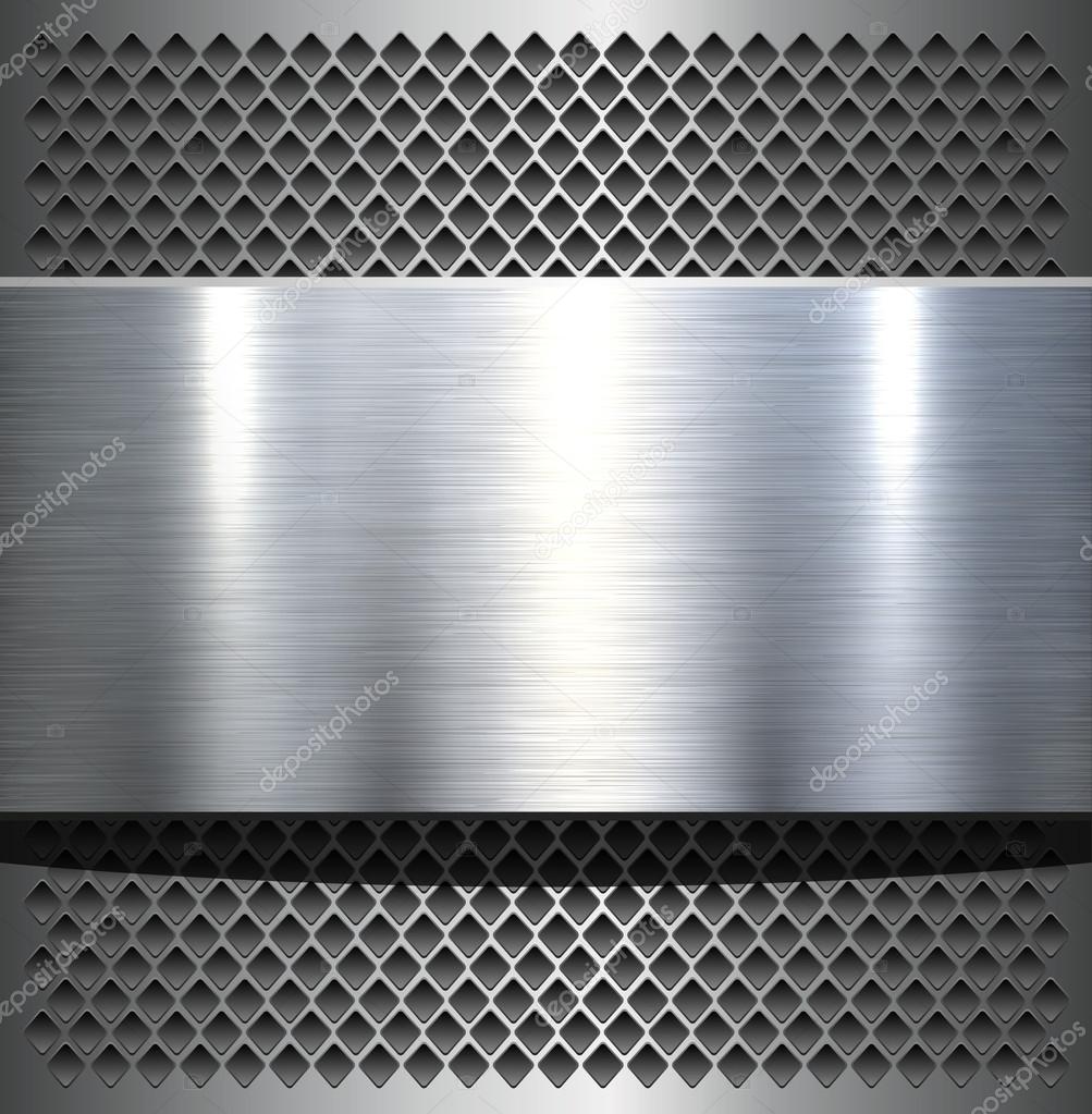 Metal plate background Stock Vector by ©cobalt88 61974735