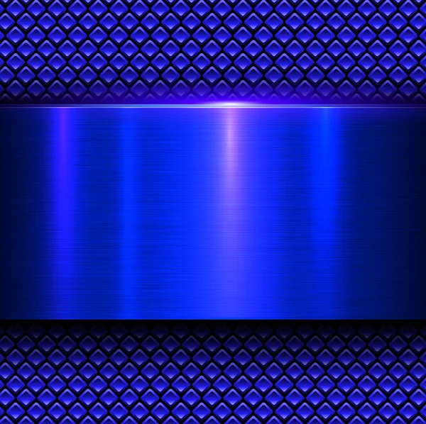 Fondo metalico azul imágenes de stock de arte vectorial | Depositphotos