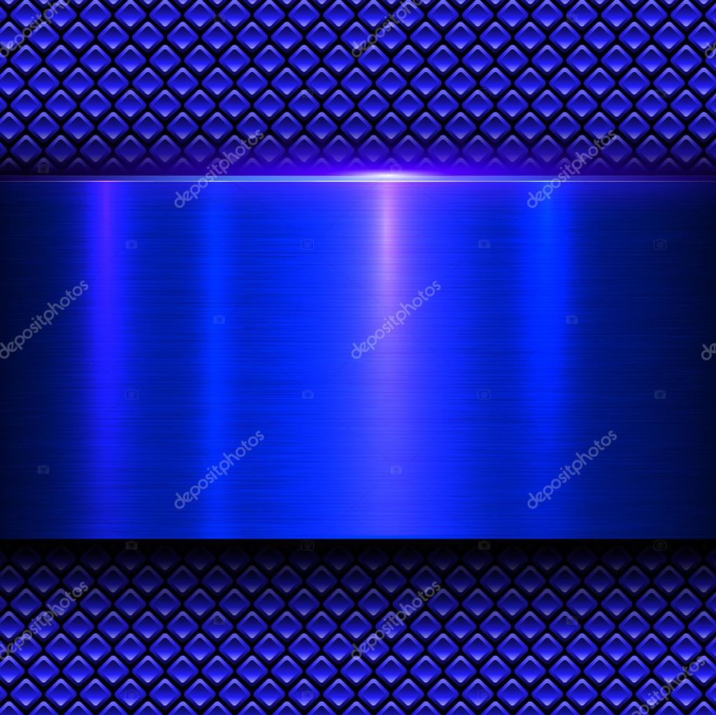 Blue Metal Texture