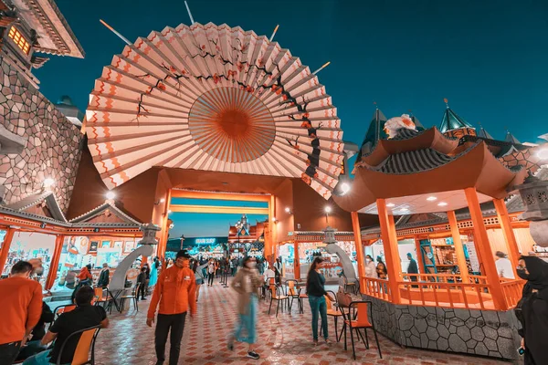 February 2021 Uae Dubai Entrance Amusement Park Child Circus Funfair ...