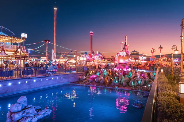 February 2021 Uae Dubai Entrance Amusement Park Child Circus Funfair ...