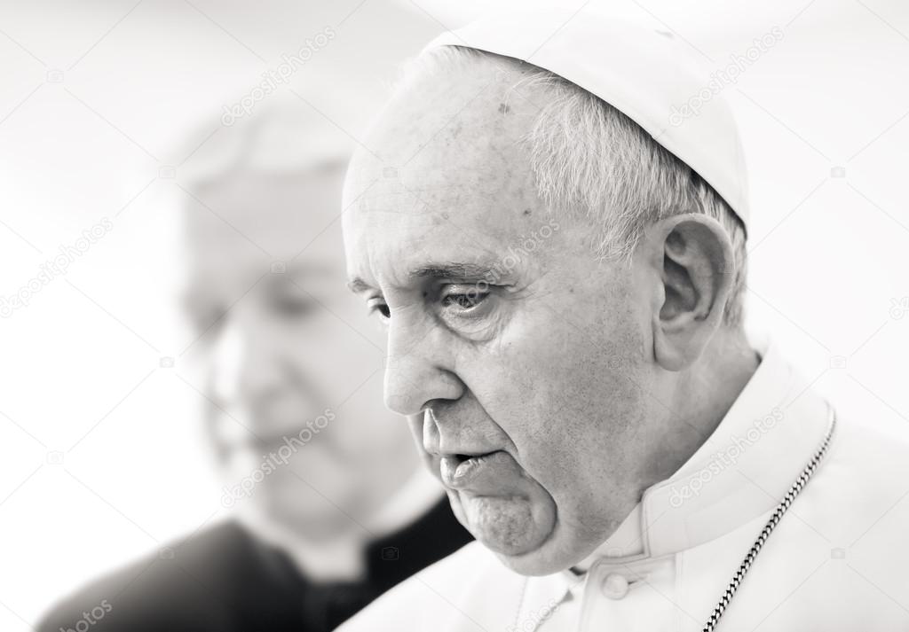 Portrait of Pope Francis – Stock Editorial Photo © palinchak #90895814