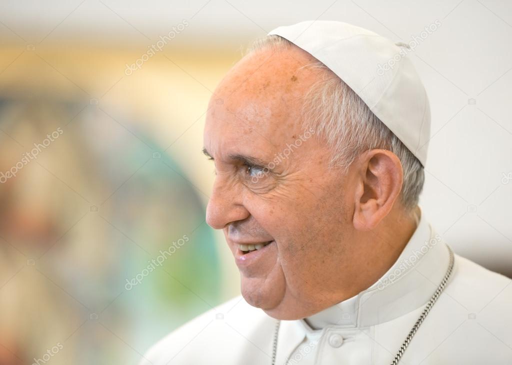 Portrait of Pope Francis – Stock Editorial Photo © palinchak #90895820