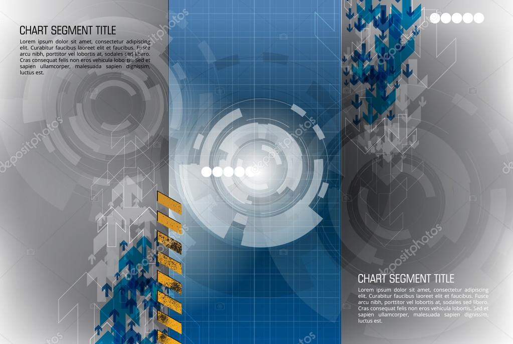 Illustration of abstract techno background Stock Vector Image by ...