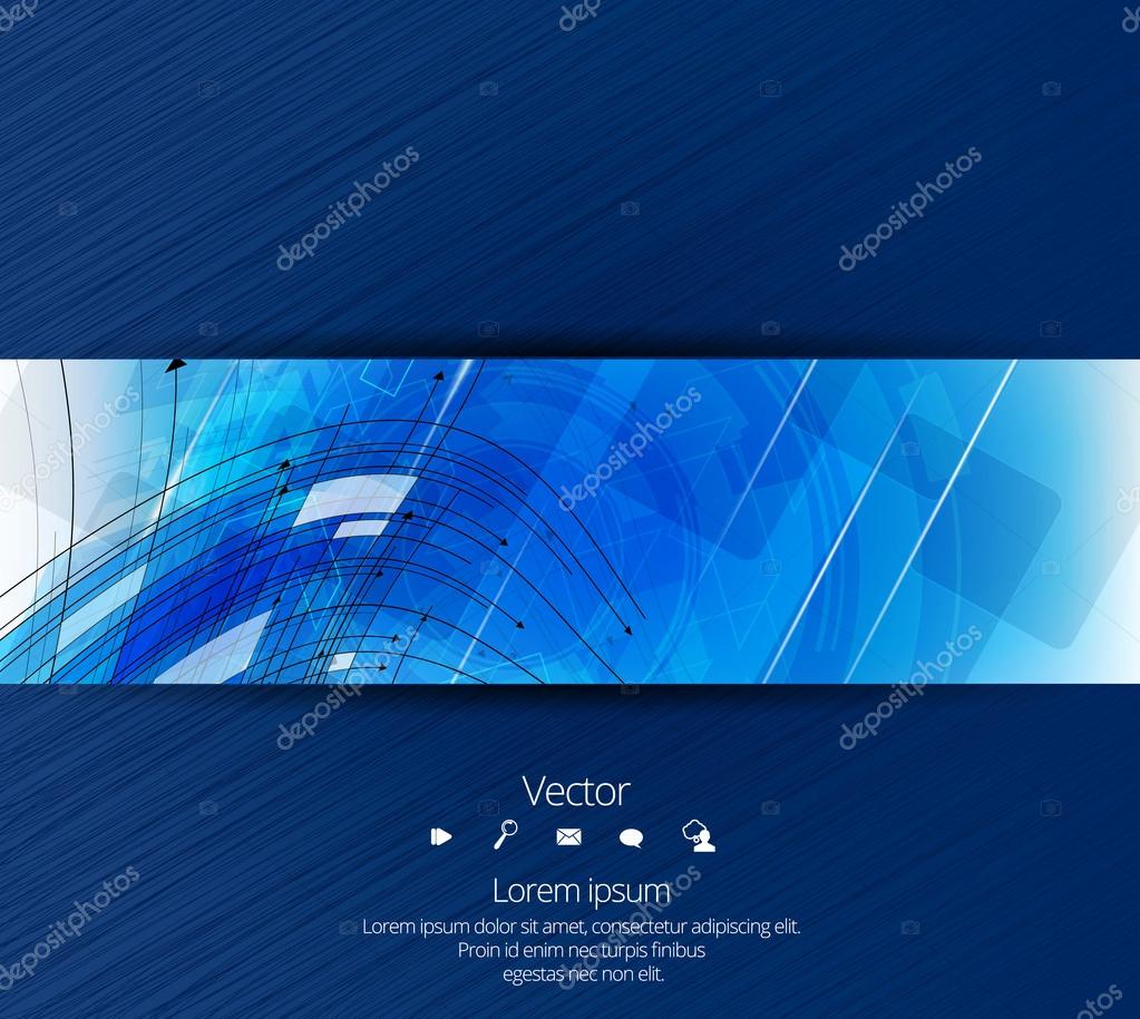 Design Banner technology background Stock Vector Image by ©zeber2010 ...
