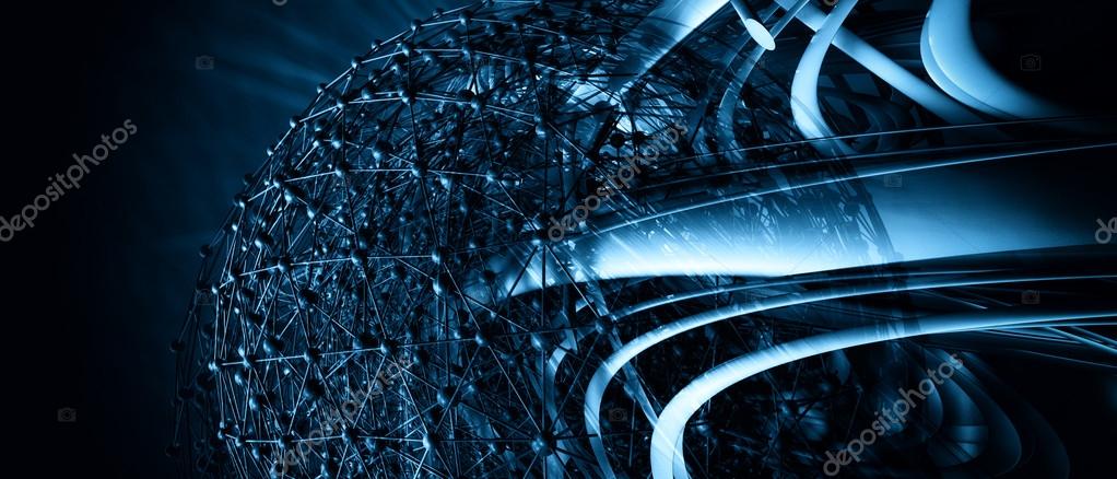 3d futuristic abstract background Stock Photo by ©zeber2010 110090216