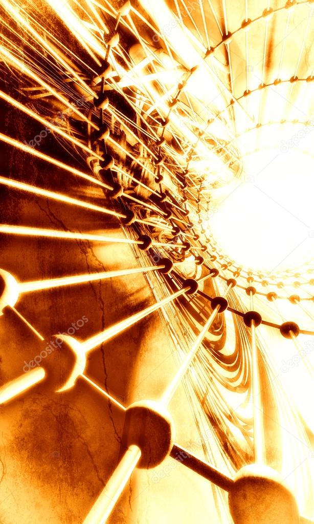 3D gold futuristic background Stock Photo by ©zeber2010 110090380