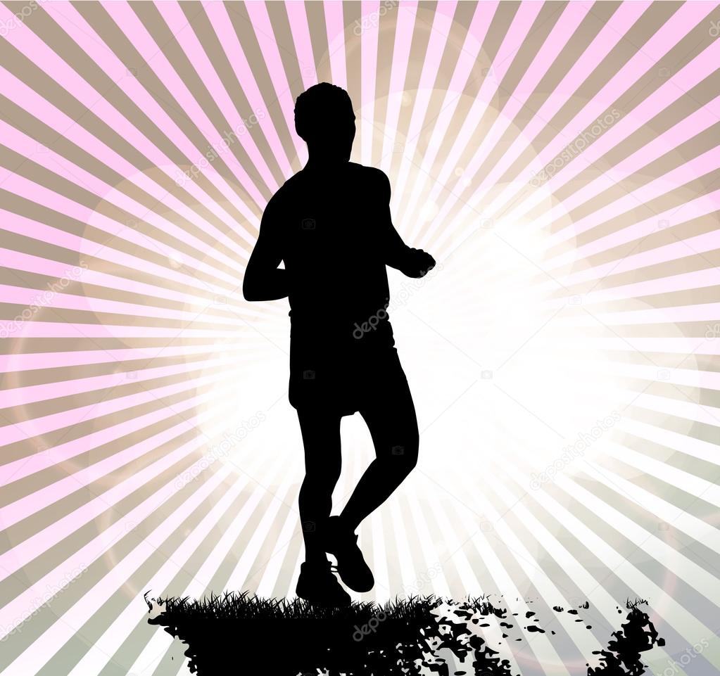 Sport runner background — Stock Vector © zeber2010 #110966156 Sport runner background — Stock Vector © zeber2010 #110966156