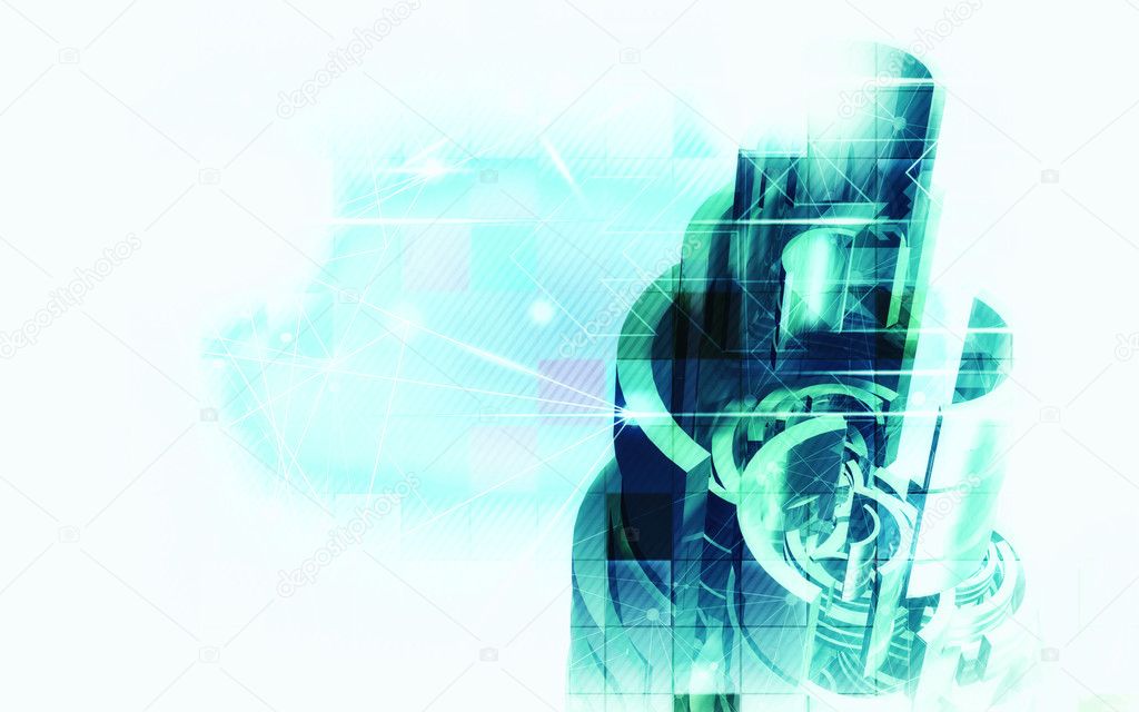 3d rendering Technology Background Stock Photo by ©zeber2010 121036102